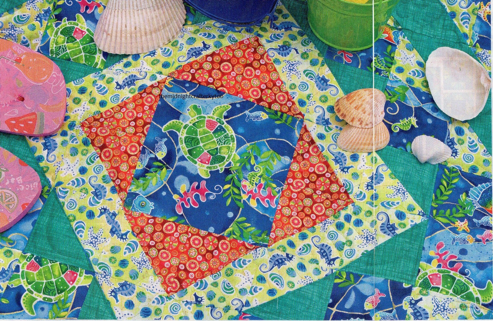 Tide Pools Quilt Pattern Pieced PS | eBay
