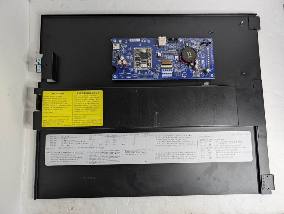 Simplex 4007-9101 4007ES Hybrid Fire Alarm Control CPU & Display Board ...