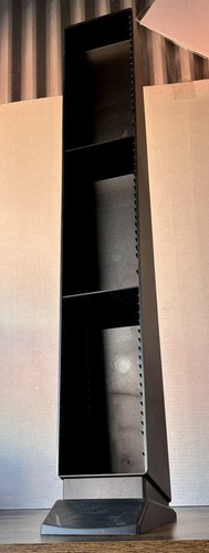 Vintage Laserline Black 60 Capacity Standing CD Storage Display Tower ...