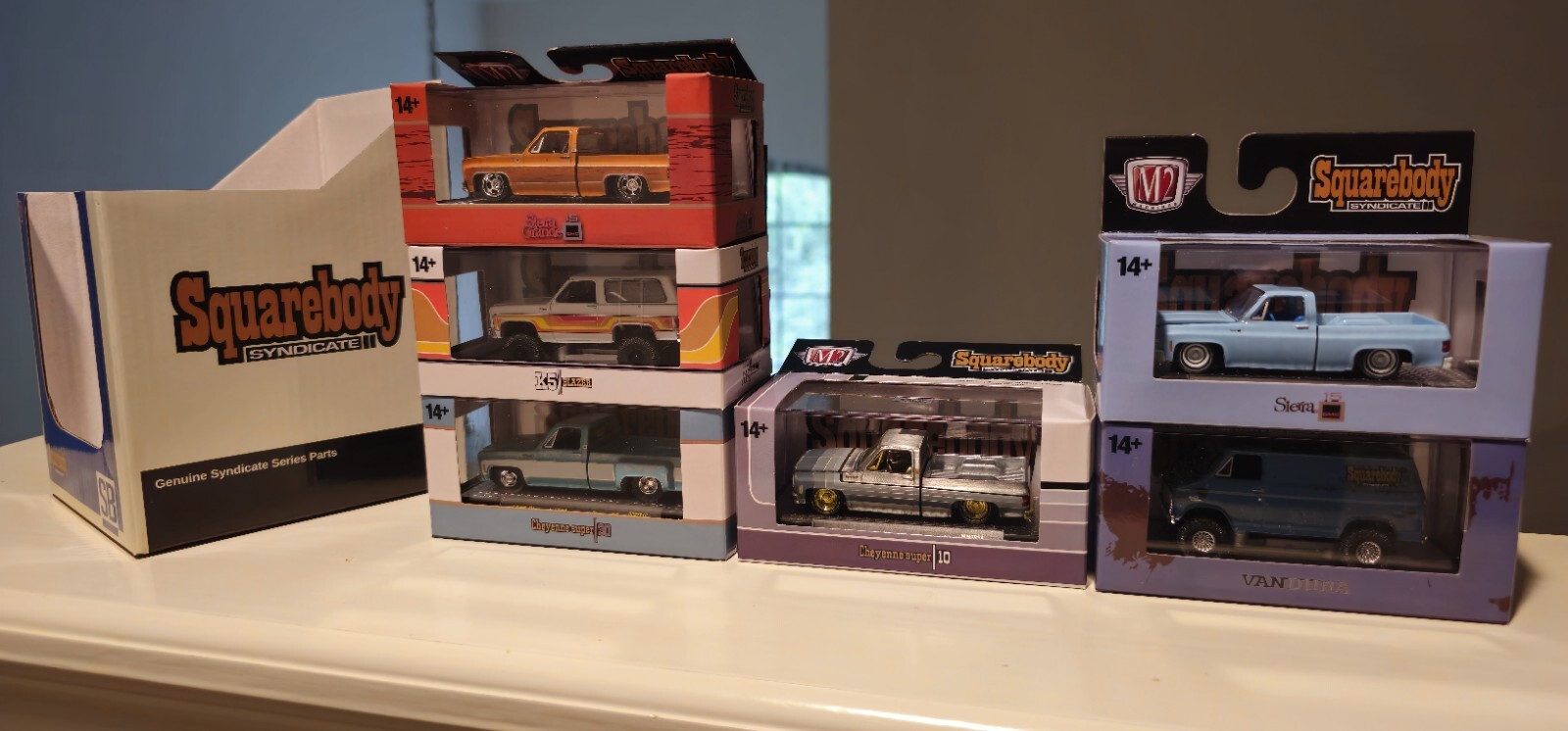 M2 Machines Square Body Syndicate Raw Super Chase 2024 Full Set With ...