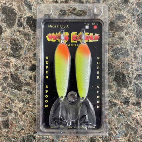 NEW Pack of 2 War Eagle Cole Slaw Jiggin Super Spoon 7/8 oz. FREE ...