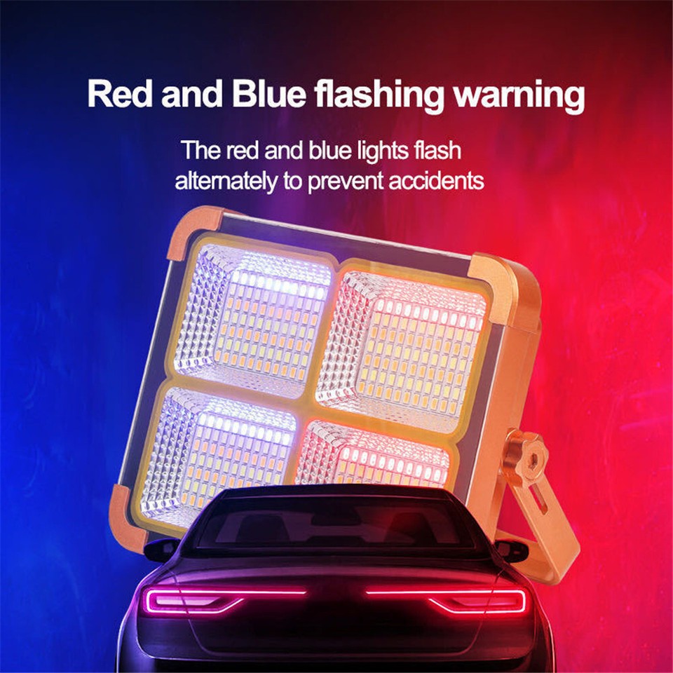 Rechargeable Solar Flood Light Outdoor Mini LED Reflector Spotlight ...