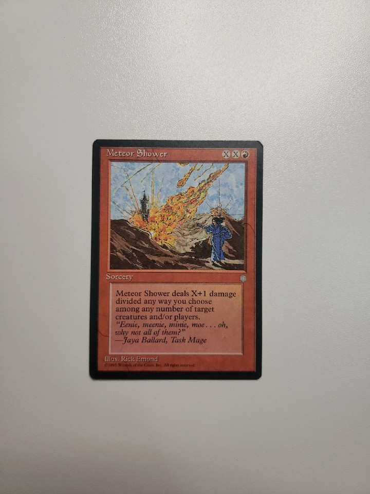 Meteor Shower MTG Red Sorcery Card Magic the Gathering Card | eBay