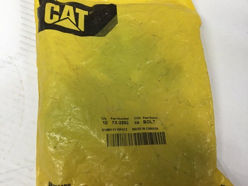 NEW OEM CATERPILLAR BOLT (LOT of 10) 7X-2552 FREE SHIPPING | eBay