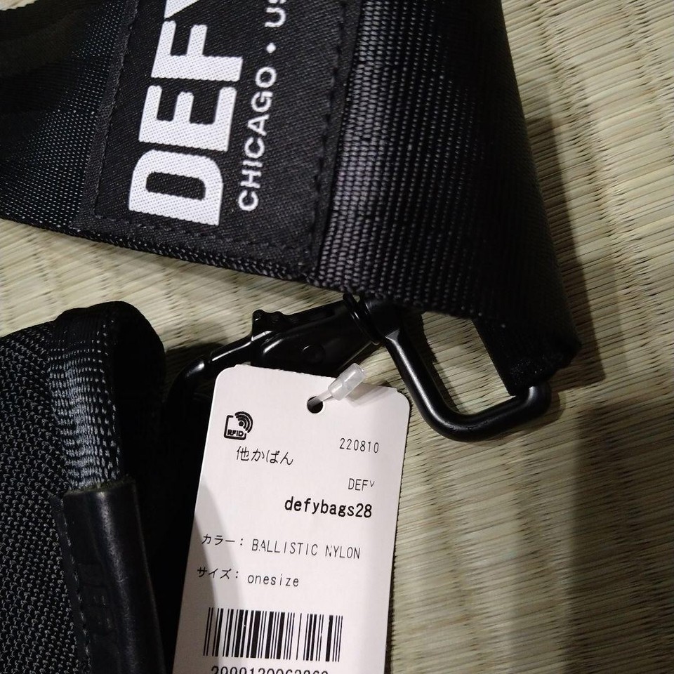 DEFY BAGS Shoulder Messenger Bag Pochette Purse Ballistic Nylon in ...