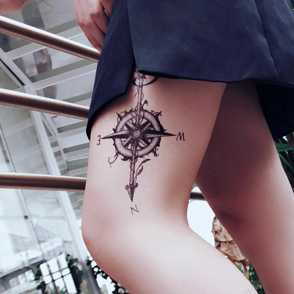 Compass Tattoo On Arm
