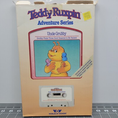 Vtg Teddy Ruxpin Adventure Series Uncle Grubby Book & Audio Cassette | eBay
