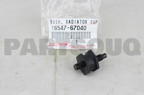 1654767040 Genuine Toyota BUSH, RADIATOR SUPPORT, NO.1 16547-67040 | eBay