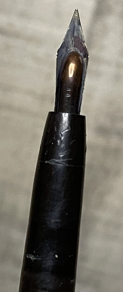 Vintage AA Waterman Fountain Pen w Gold Filled Overlay - 14k Flexible ...