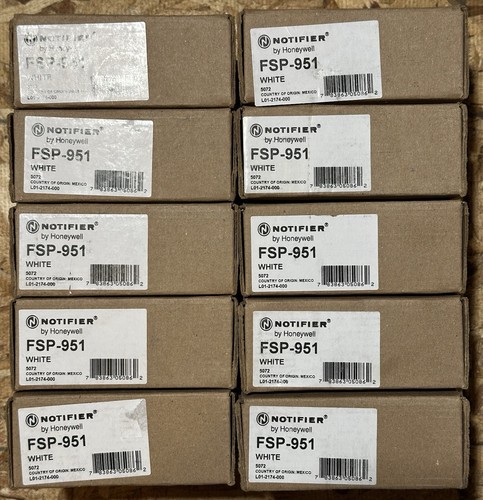 NOTIFIER FSP-951 "WHITE" - BRAND NEW - 10 AVAILABLE | eBay