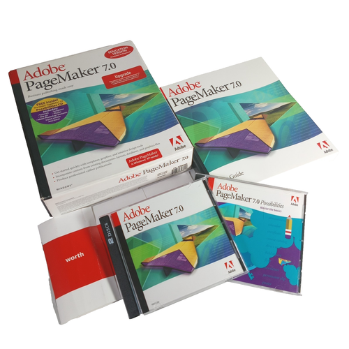 Adobe PageMaker 7.0 Education Version for Windows Full Retail Upgade ...