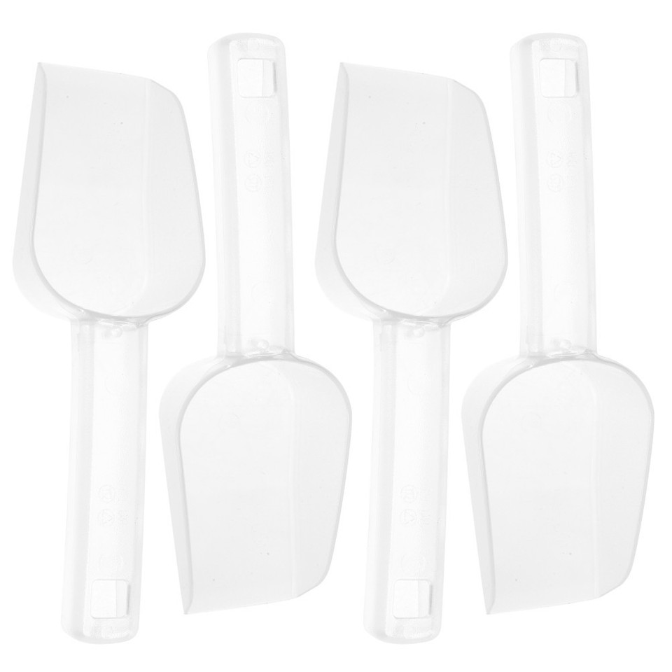 4 Pcs Plastic Scoop Measuring Cups For Kitchen Ice Flour Candy Grain ...