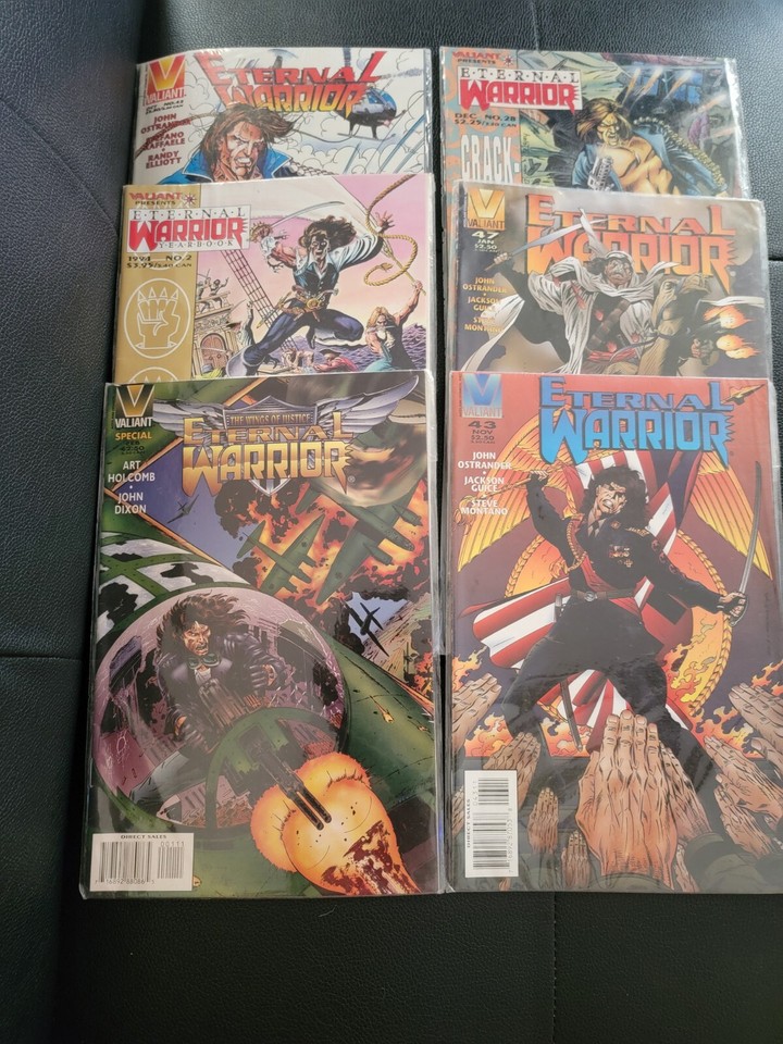 Eternal Warrior Comic Book Lot of 7 #2 27 28 42 43 47 Special Valiant Comics | eBay