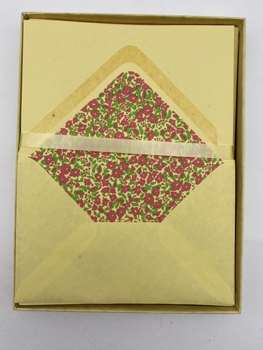 NOS Vintage American Greetings Hallmark Floral Stationary Set w ...