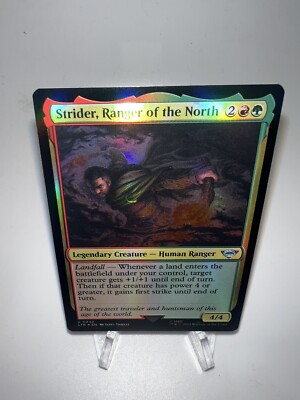 MTG FOIL Strider, Ranger of the North – The Lord of the Rings Card ...