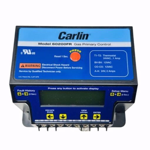 Carlin 60200FRS Gas Burner Primary Control For EZ-Gas GAS201 ...