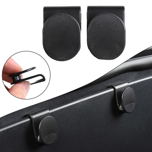High Quality Trunk Hook Hanger 2Pcs ABS Black Convenient Durable Front ...