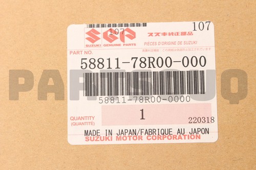 5881178R00 Genuine Suzuki PANEL,FR FENDER,L 58811-78R00 | eBay