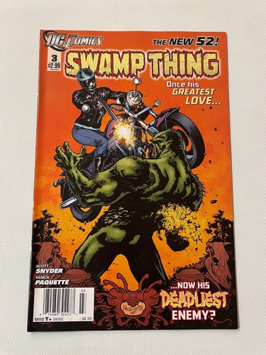 Swamp Thing # 3 NM DC Comic Book NEWSSTAND Variant Rare New 52 15 J257 ...