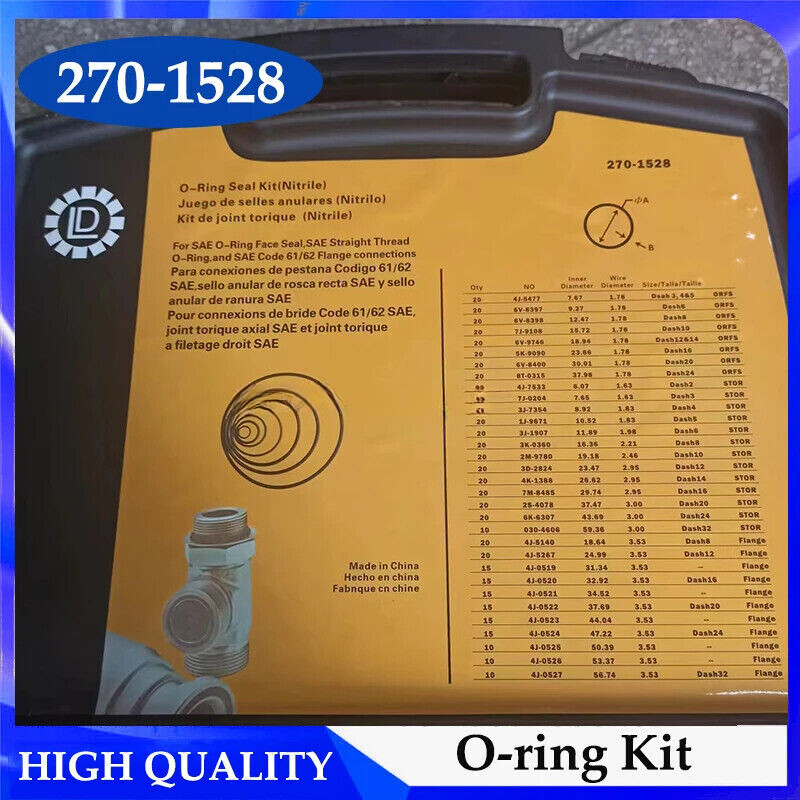 O-Ring Seal Kit For Caterpillar Cat Seal Kits O Ring Kit 270-1528 ...