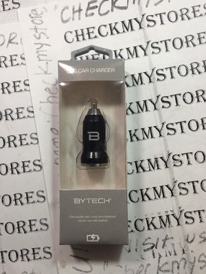 New Bytech USB Car Charger Most Smartphone And Tablets Black | eBay
