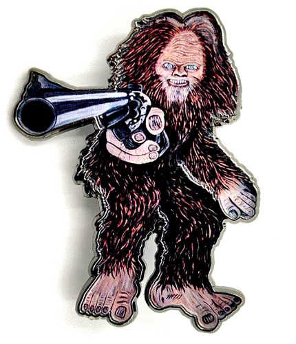 Bigfoot Enamel Pin Dirty Hairy Monster Cryptid Funny Humor Nerd ...