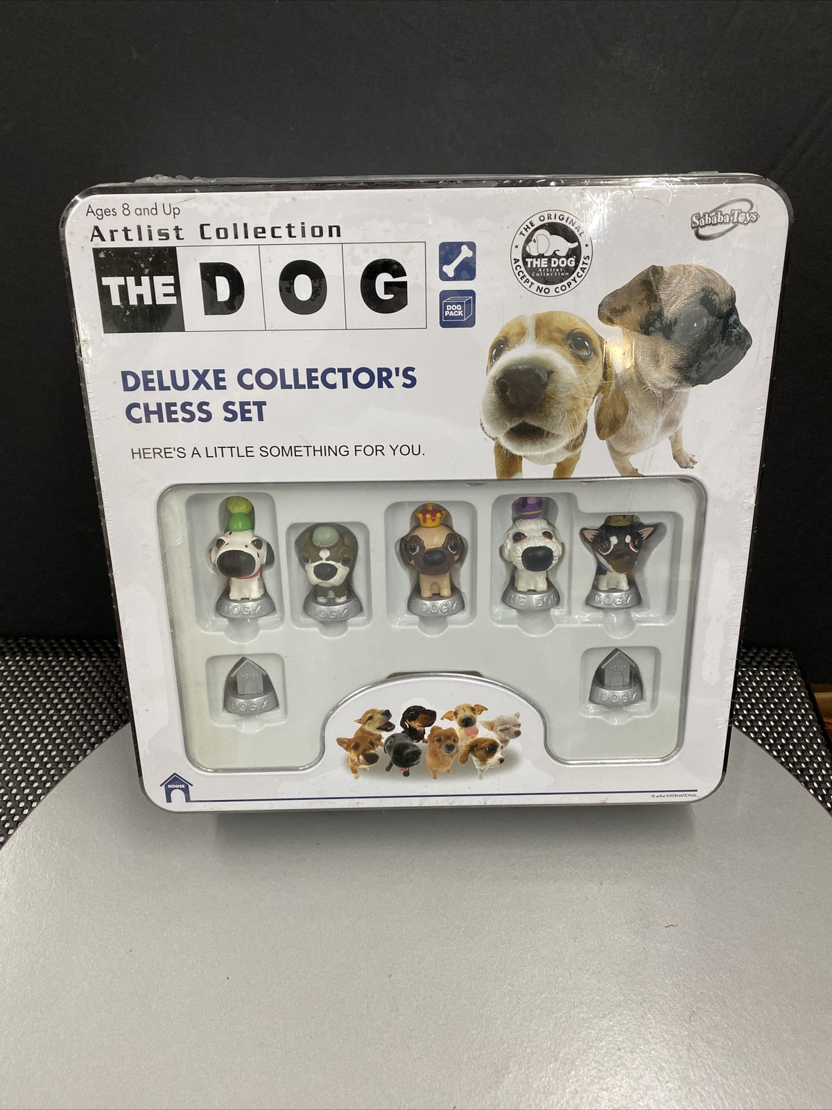 Artlist Collection The Dog Deluxe Collector's Chess Tin Set SEALED NEW ...