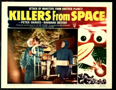 Lobby Card: Killers From Space 11"x14" Lobby Card #4 Peter Graves ...