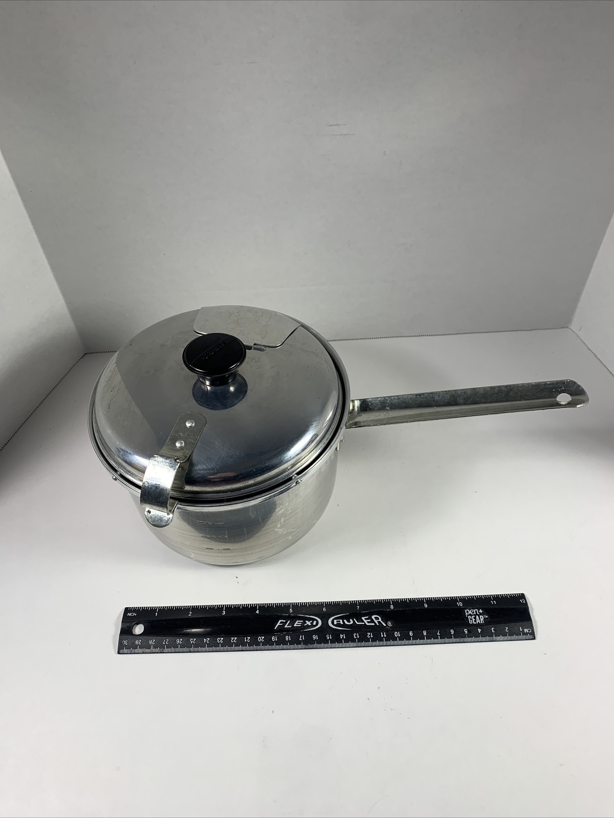 MIRRO FINEST ALUMINUM 3 Quart Strainer Pot W/ HANDLE #413M, VINTAGE ...