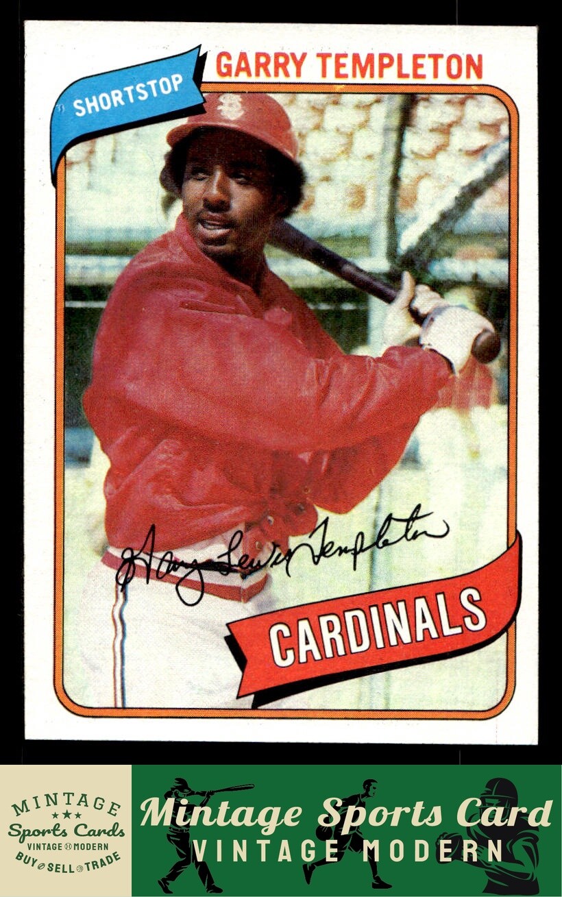 1980 Topps - Garry Templeton - #587 St. Louis Cardinals | eBay