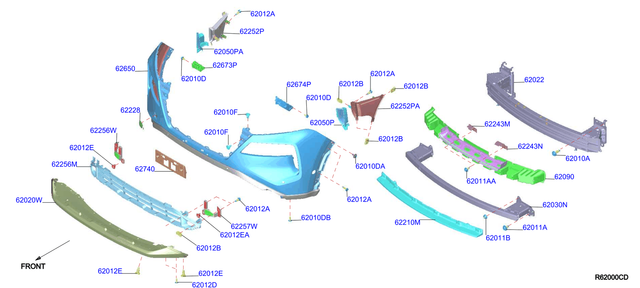 Genuine Nissan Upper Absorber Retainer 62242-6RA0A for sale online | eBay