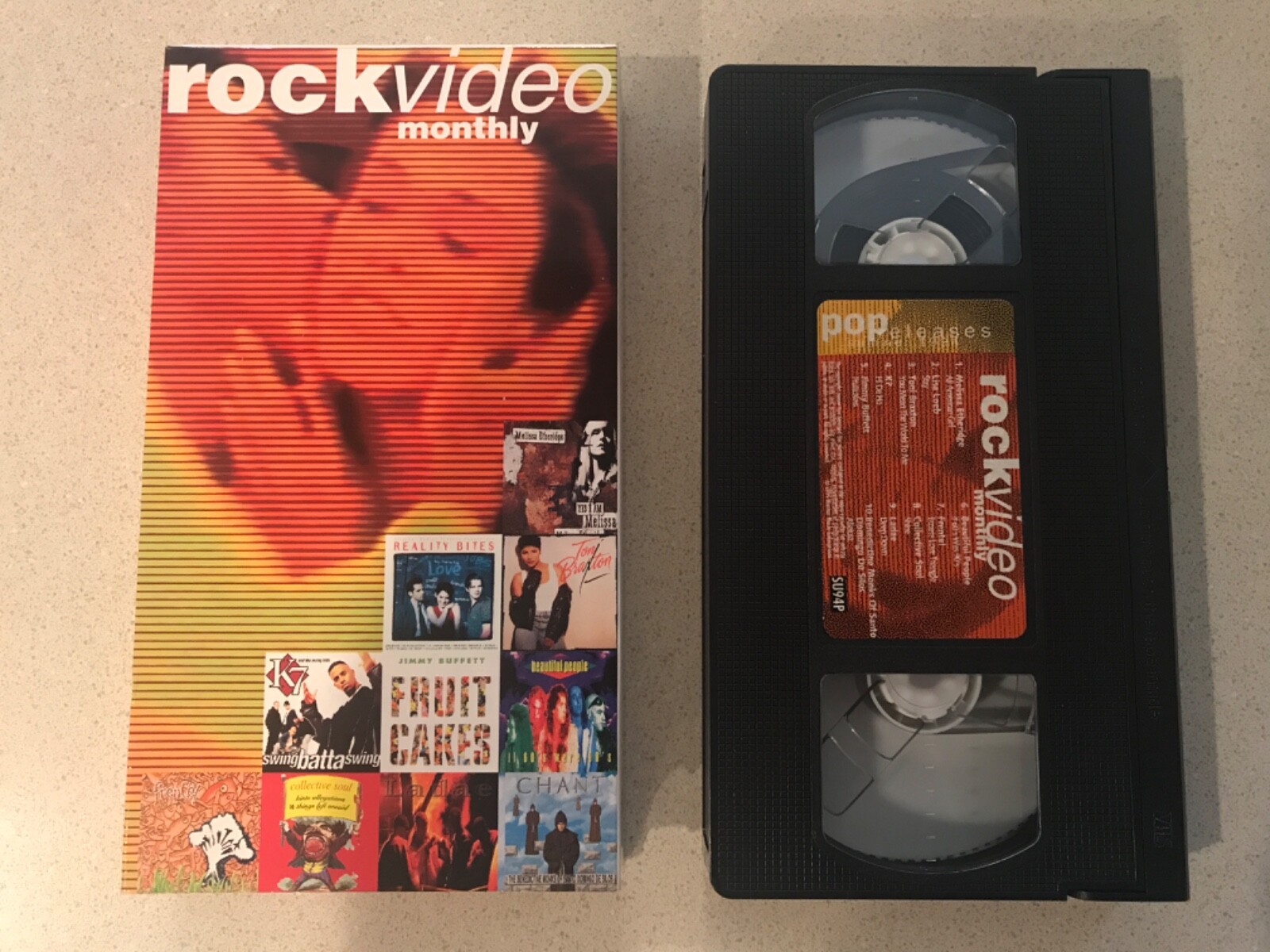 Rock Video Monthly (VHS, 1994) Pop Releases - Summer 1994 - Toni ...