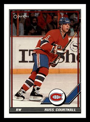 1991-92 O-Pee-Chee Russ Courtnall #119 Montreal Canadiens Mint | eBay