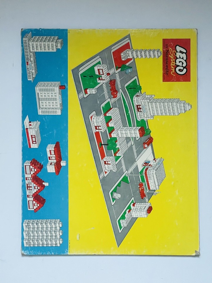 Rare Vintage 1961 LEGO System 725 Town Plan Board By Samsonite Measures ...