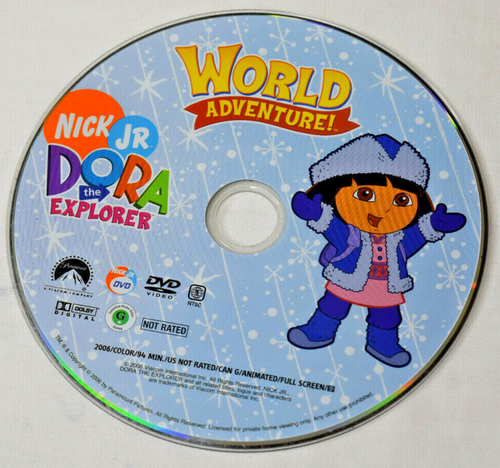 Dora The Explorer- World Adventure (DVD, 2006) Disc only 97368400047 | eBay