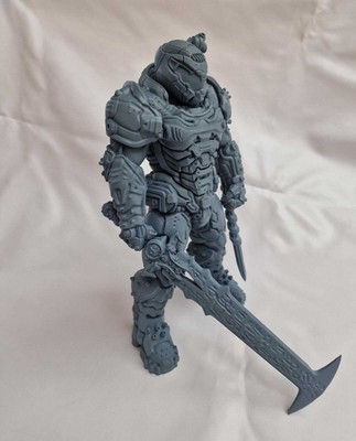 DOOM SLAYER DOOM ETERNAL FIGURE 26CM PRINTED IN RESIN | eBay