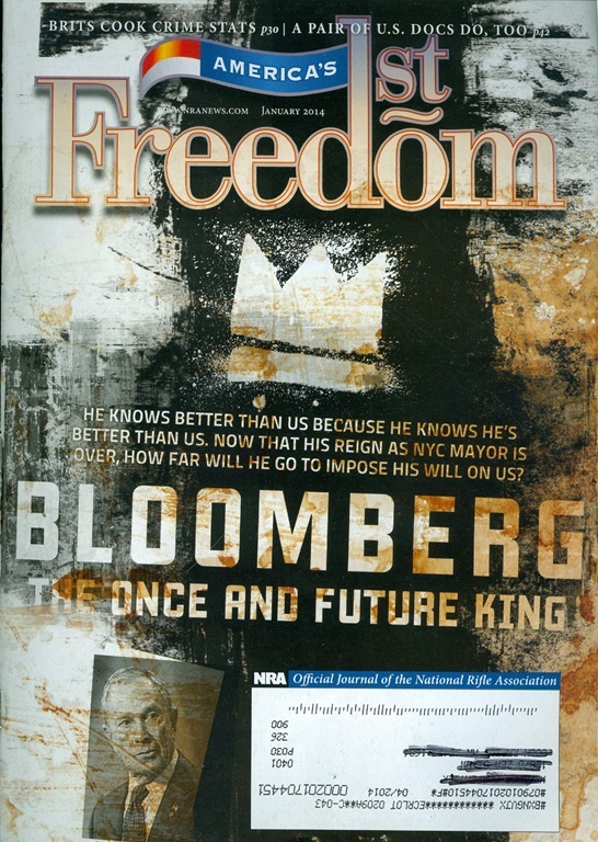 2014 America's 1st Freedom (NRA) Magazine: Mayor Bloomberg Imposes Will ...
