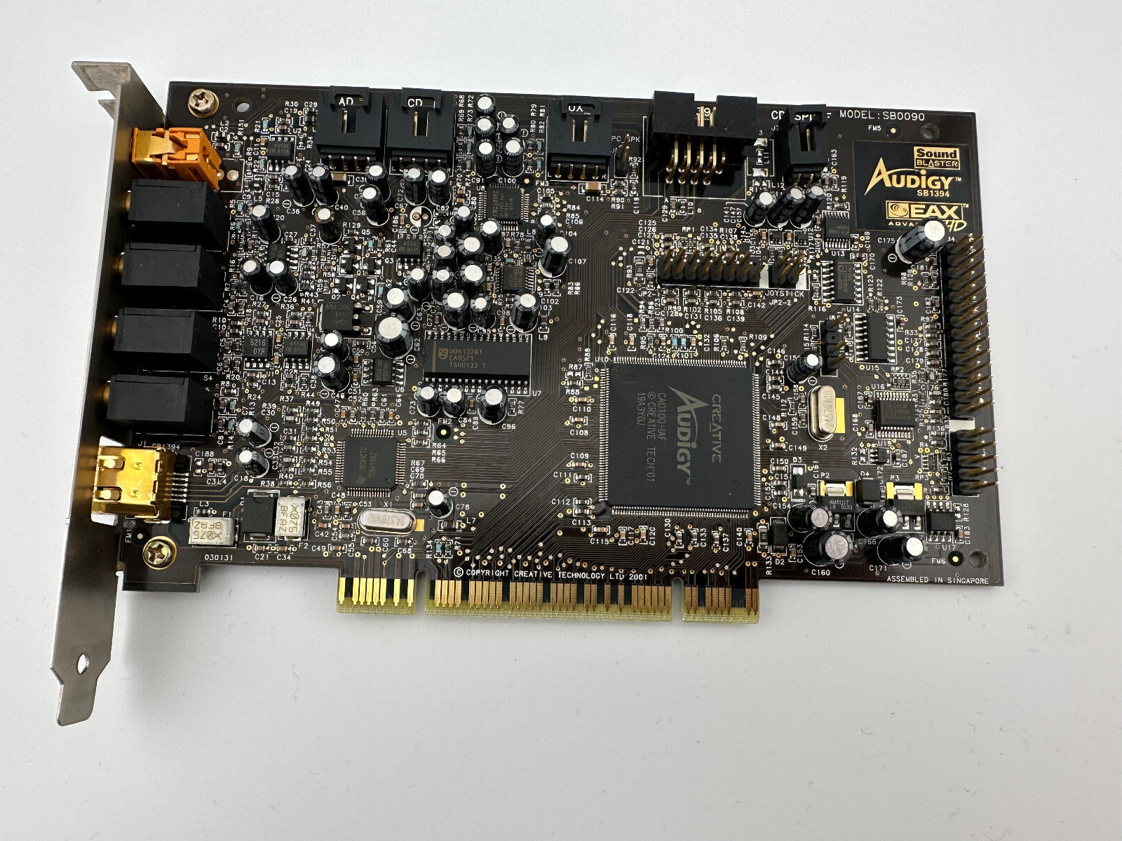 Sound Blaster Audigy SB1394 EAX Advanced HD Model SB0090 PCI Card | eBay