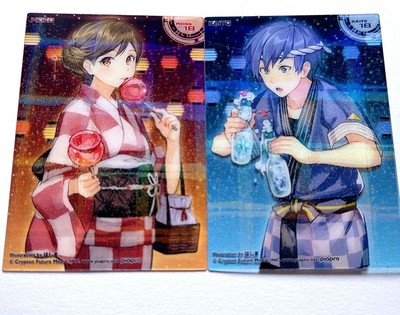 Kaito Meiko Clear Card Ensky Hashima Hatsune Miku | eBay