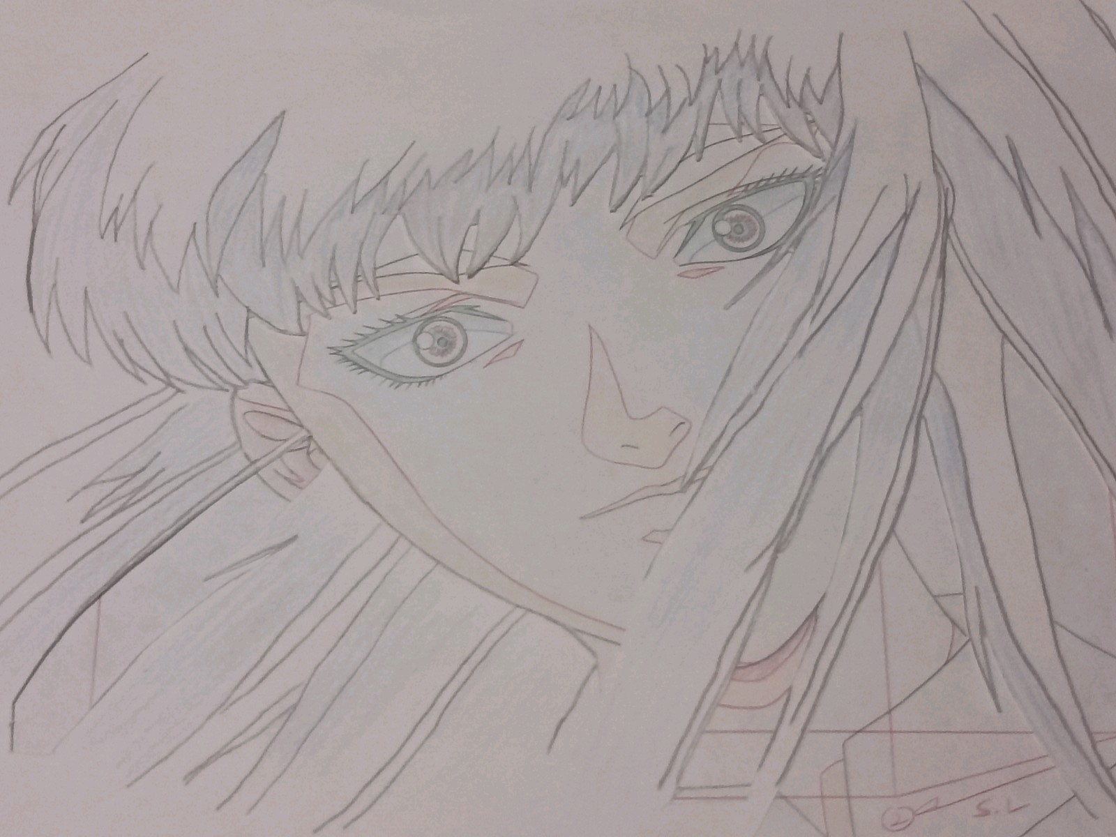 Berserk 1997 Production Drawing Not Cel Griffith Band of The Hawk ...