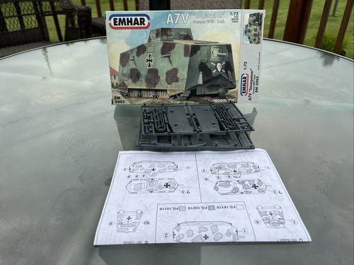 Emhar 1/72 A7V “Strumpanzer” German WW1 Tank New In Box | eBay