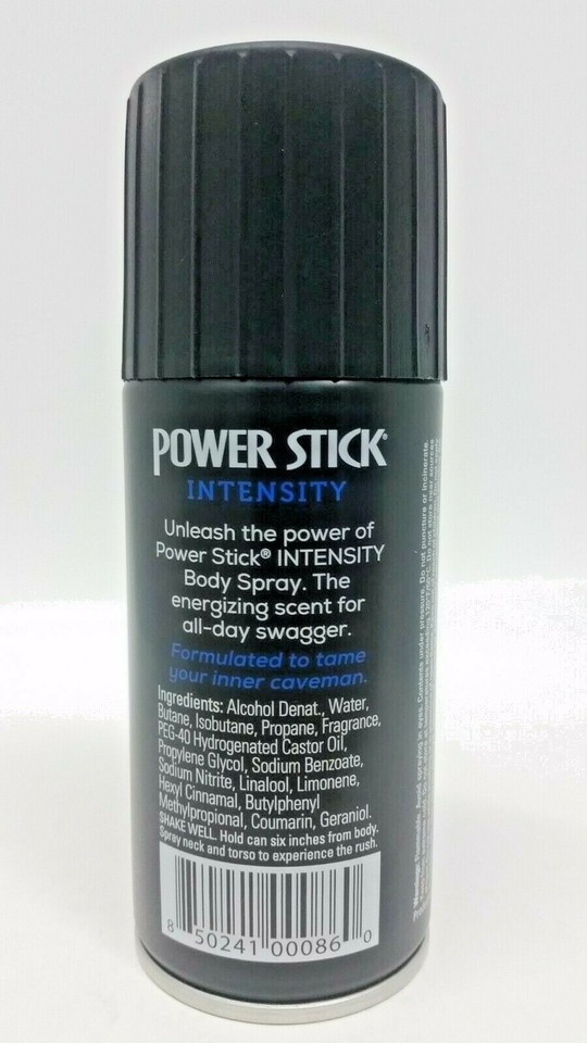 Power Stick XJ INTENSITY Deodorant Body Spray Men's FREE SHIP Pick-1/2 ...