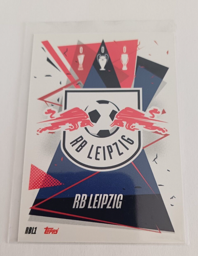 Carte Card Carta Ecusson Badge Logo RB LEIPZIG TOPPS Match Attax 2020 ...
