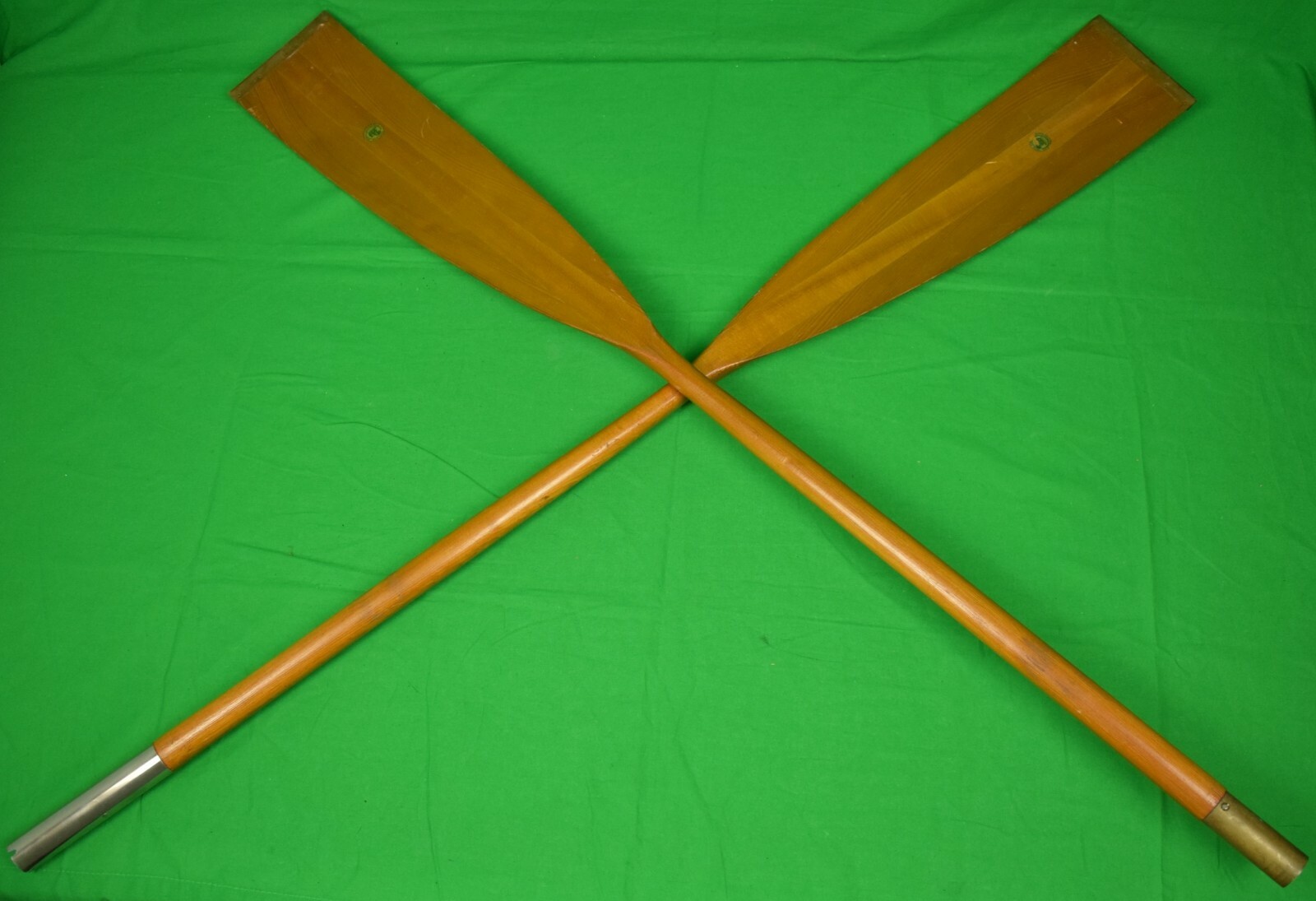 Pair x Abercrombie & Fitch c1937 Spoon Blade Double Paddles w/ Copper ...