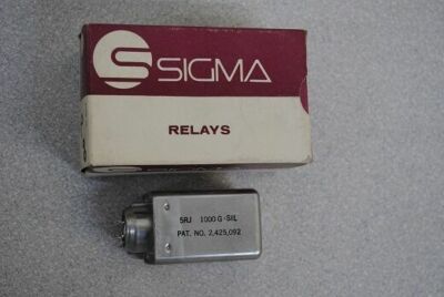 SIGMA INSTRUMENTS RELAY 5RJ-1000G-SIL 1K OHMS 28VDC 5945-00-794-3428 ...