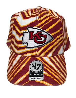 Kansas City Chiefs '47 Brand ZUBAZ NFL Stripes Adjustable Hat Red ...