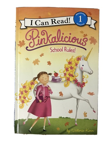 I Can Read Pinkalicious School Rules Paperback Book Victoria Kann Level ...