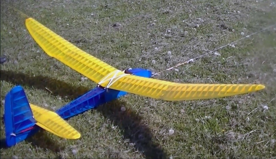 Model Airplane Plans (FF-RC): Thermic 100 Towline Glider by Frank Zaic ...