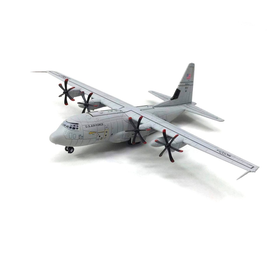 1：200 USAF C-130 Hercules Transport Aircraft Model Alloy Diecast Plane ...