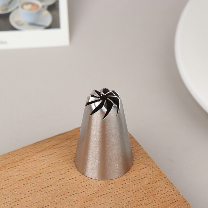 1Pc #108 Russian Drop Rose Icing Piping Nozzles Stainless Steel Flower ...